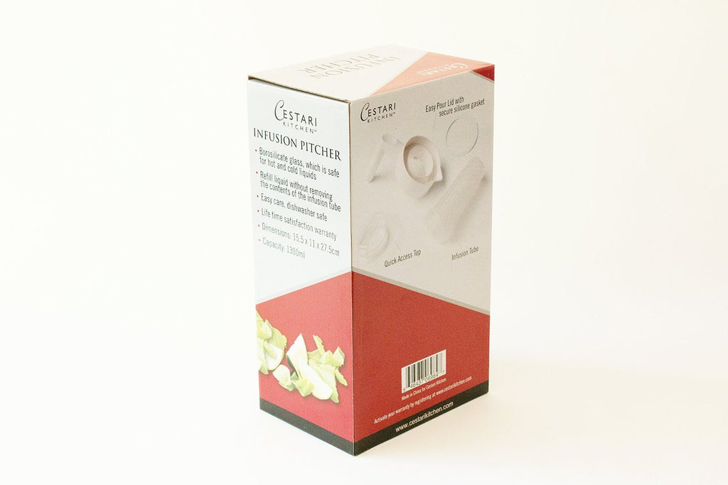 Glass Water/Fruit Infusion Pitcher – Cestari Kitchen