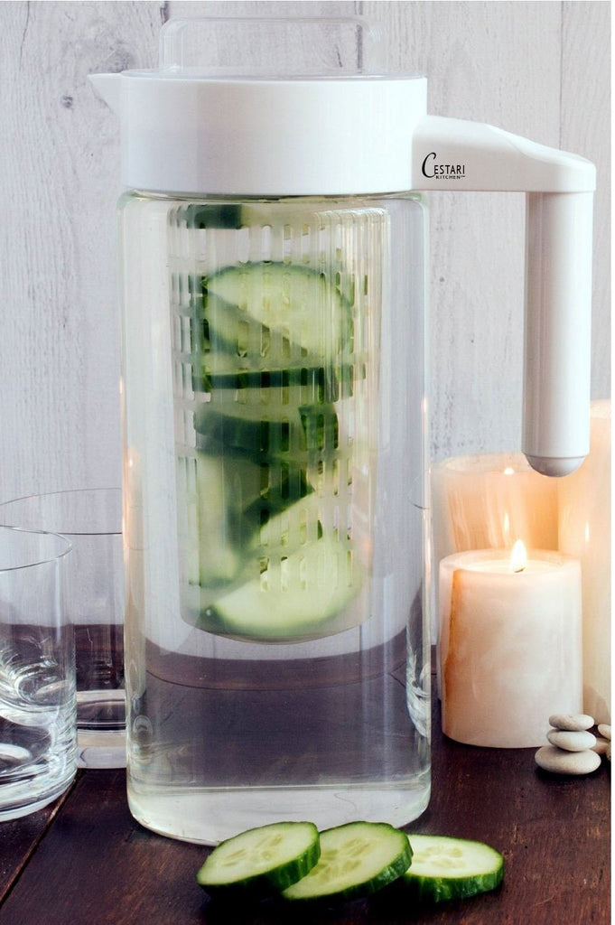Glass Water/Fruit Infusion Pitcher – Cestari Kitchen