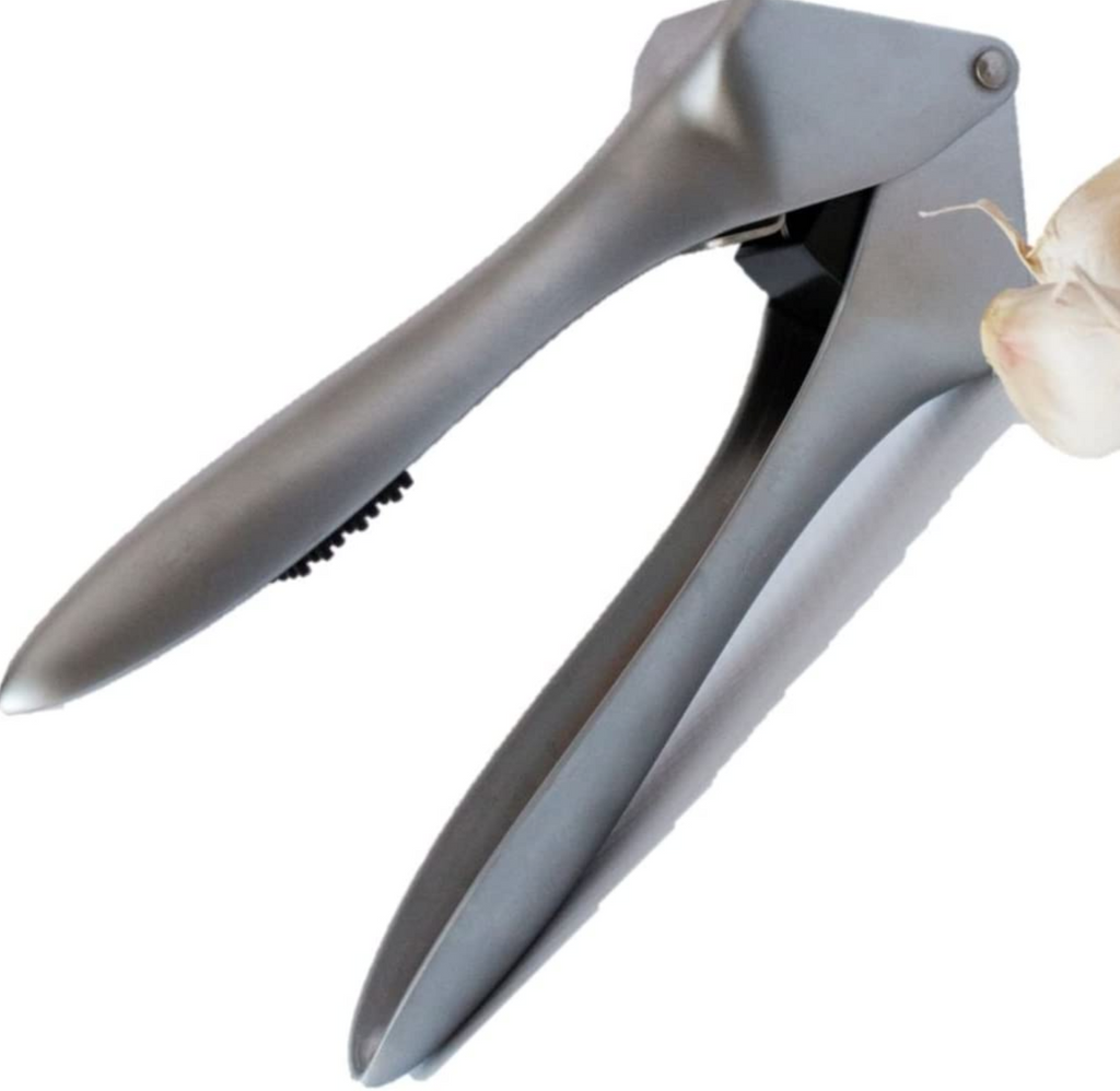 Garlic Press | Heavy Duty Stainless Steel Professional Grade No Peel L ...