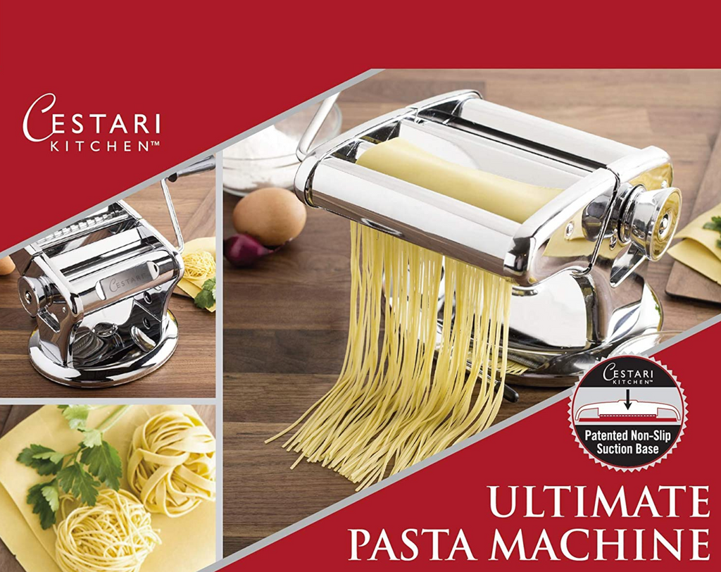 Ultimate Pasta Machine - Professional Pasta Maker - Unique Patented Su ...